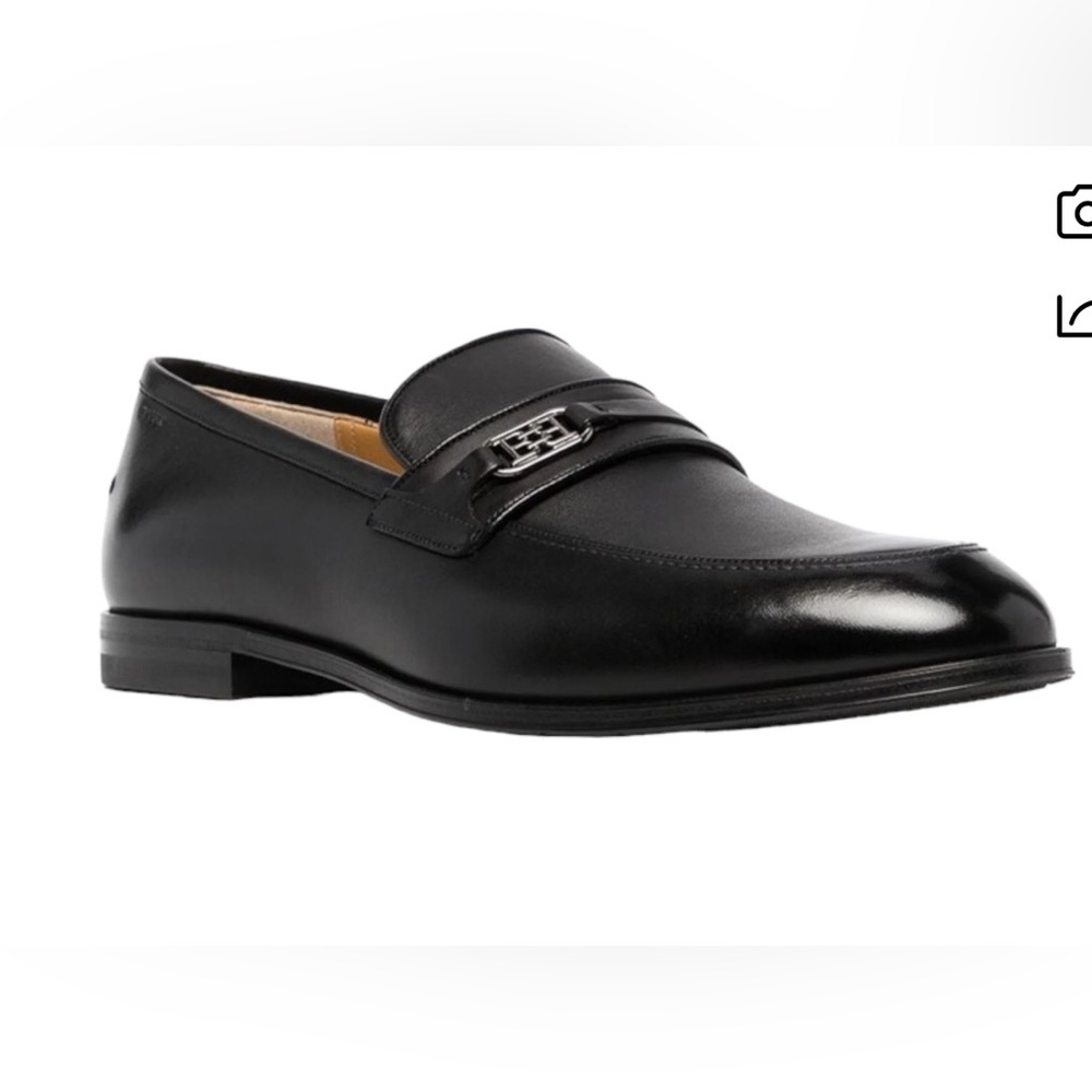 Bally 1851 Black Wember Calf Leather Mens Loafer Sz U… - Gem